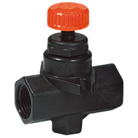 Item # NVA4050T, 1/2" GFPP Needle Valves w/FPM o-ring; PTFE seat ...